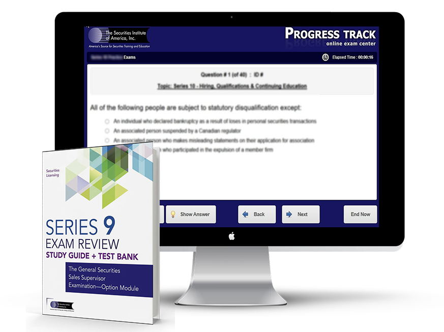 Series 9 exam prep - study guides and test questions